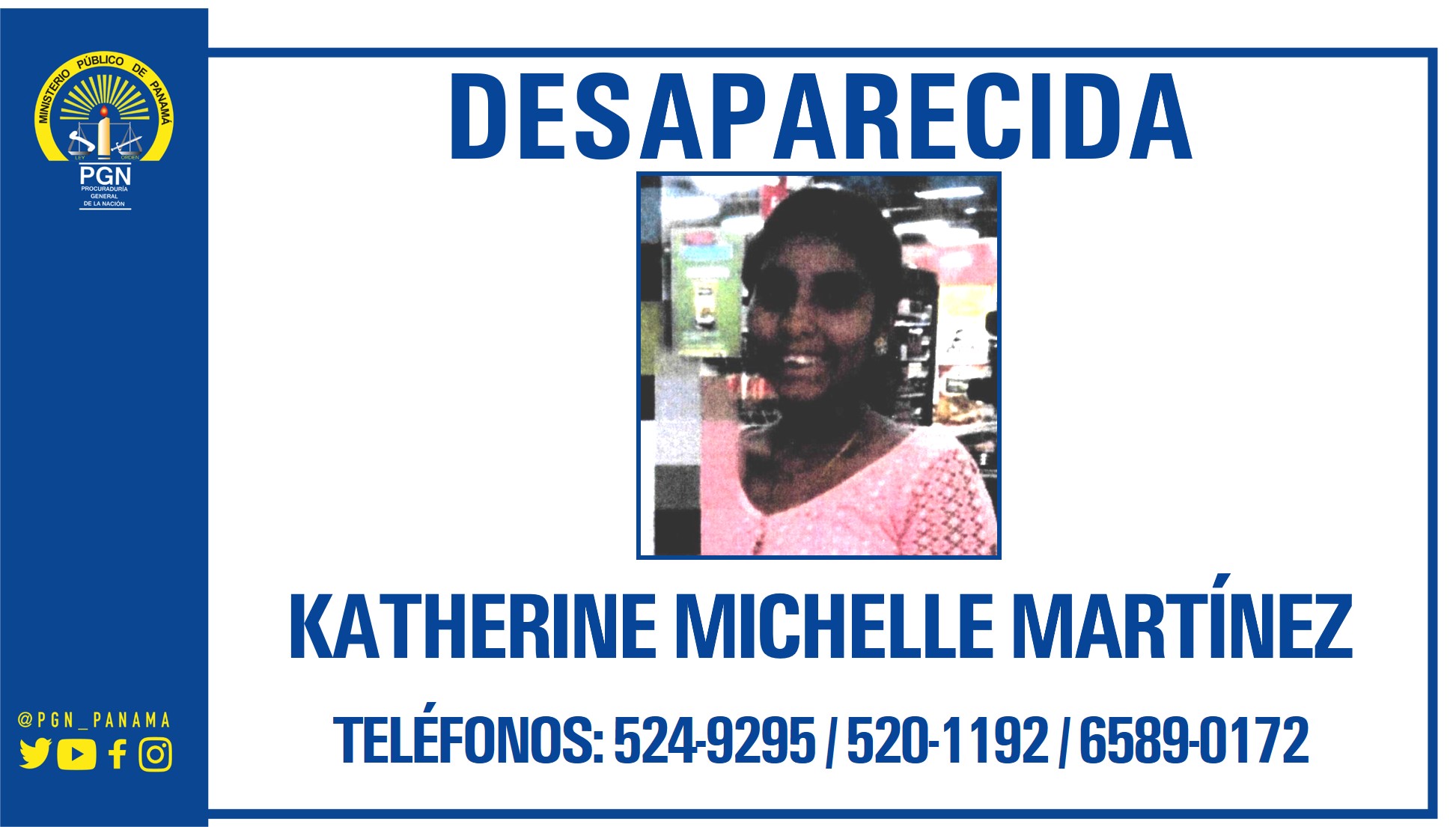 Se solicita la colaboración ciudadana para la ubicación de una persona desaparecida ...