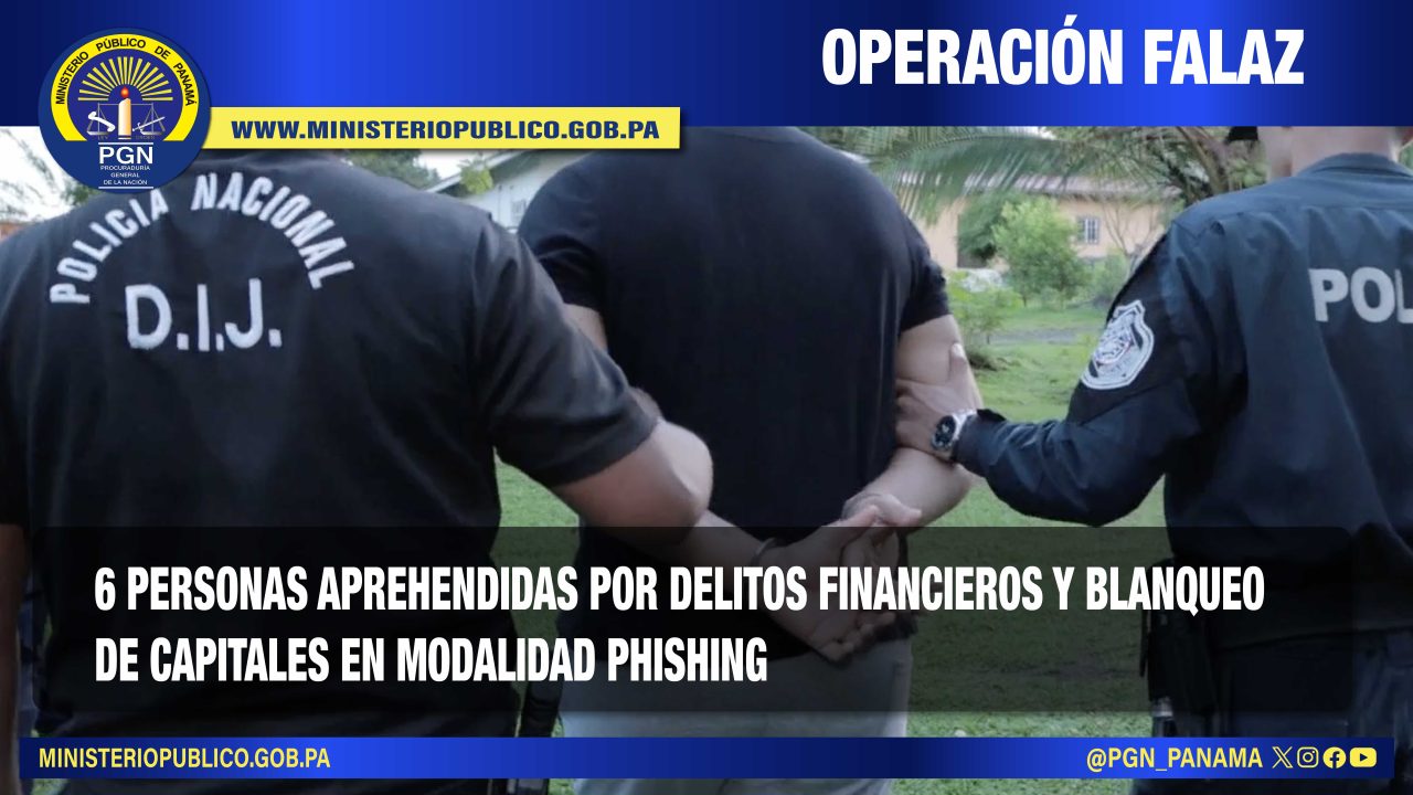 Seis personas son aprehendidas mediante la operación Falaz por delitos ...
