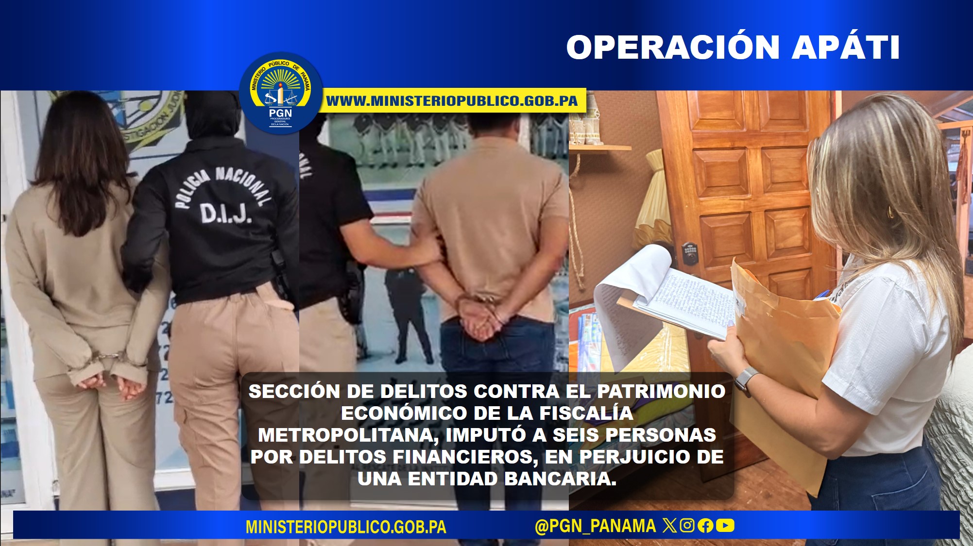 Seis personas aprehendidas en la Operación Apáti fueron imputadas por ...