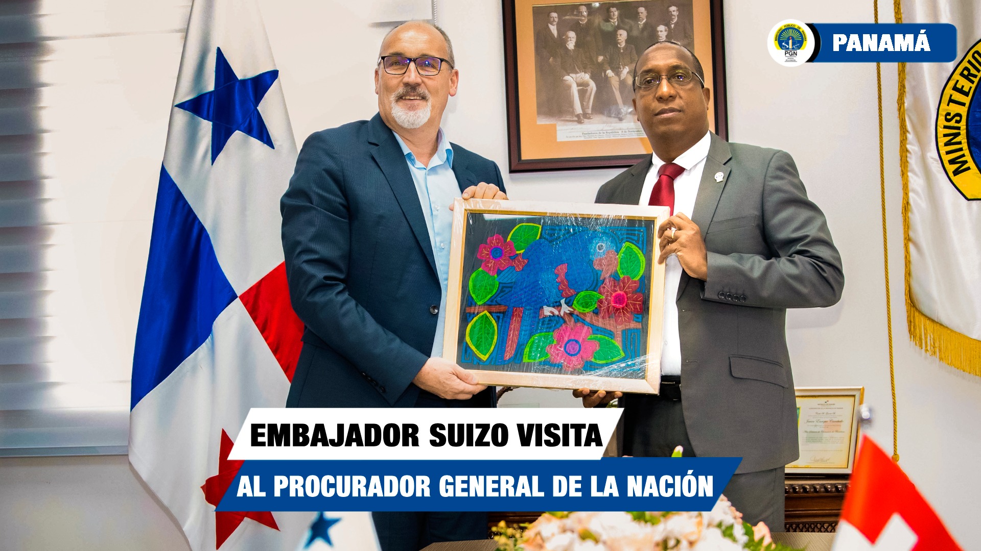 Embajador de Suiza visita al Procurador General de la Nación ...