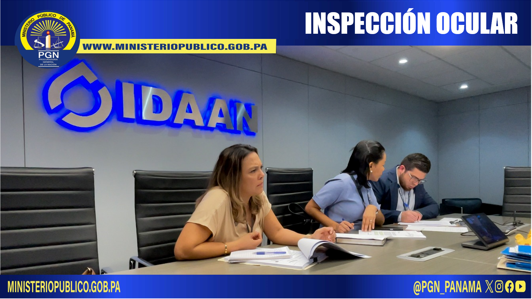 Fiscalía Anticorrupción realiza inspección ocular en el IDAAN ...